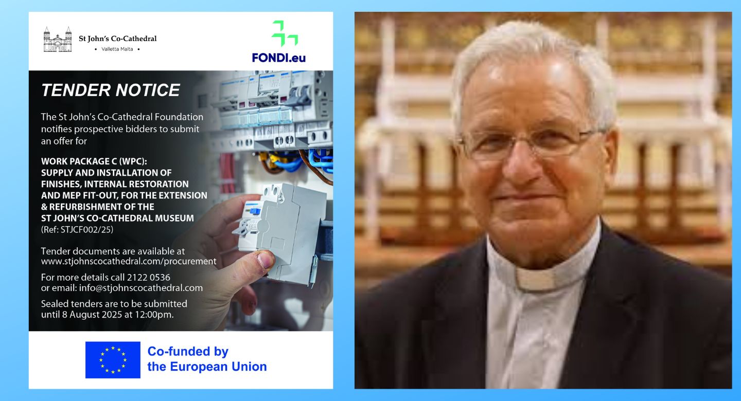 More delays at Co-Cathedral as Anglu Xuereb blasts 'vitiated' multi-million-euro tender - The ...