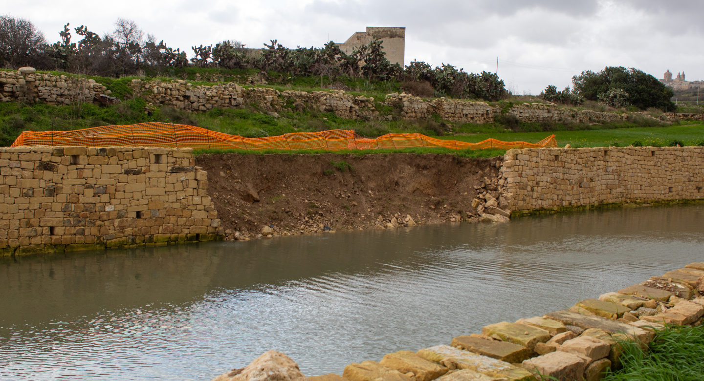 Contractor responsible for collapsed rubble wall in Wied Speranza vows to repair damages at his ...